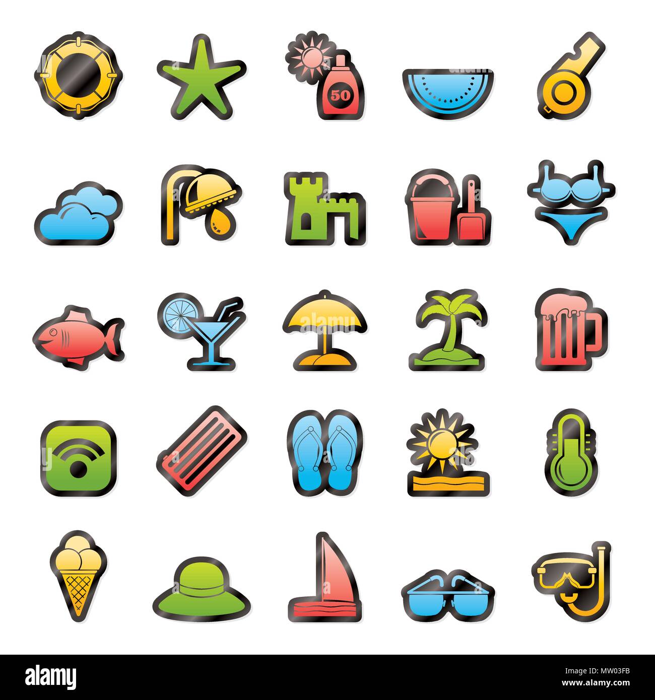 Entertainment resort Stock Vector Images - Alamy