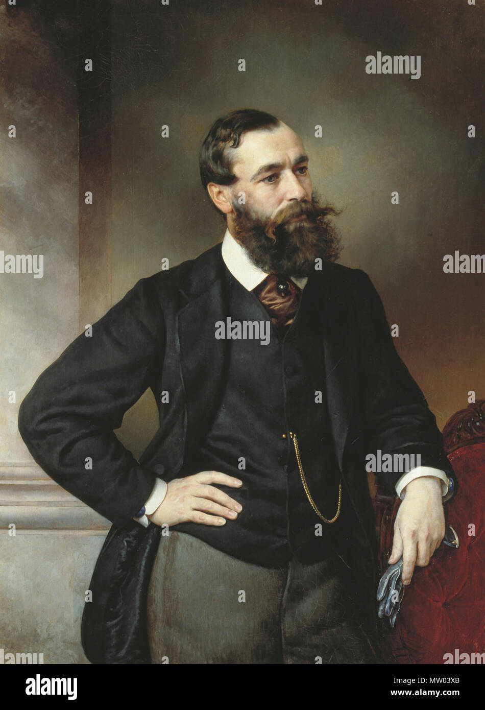 . English: Boris Chicherin Русский: Портрет Б.Н. Чичерина . before 1897 ...