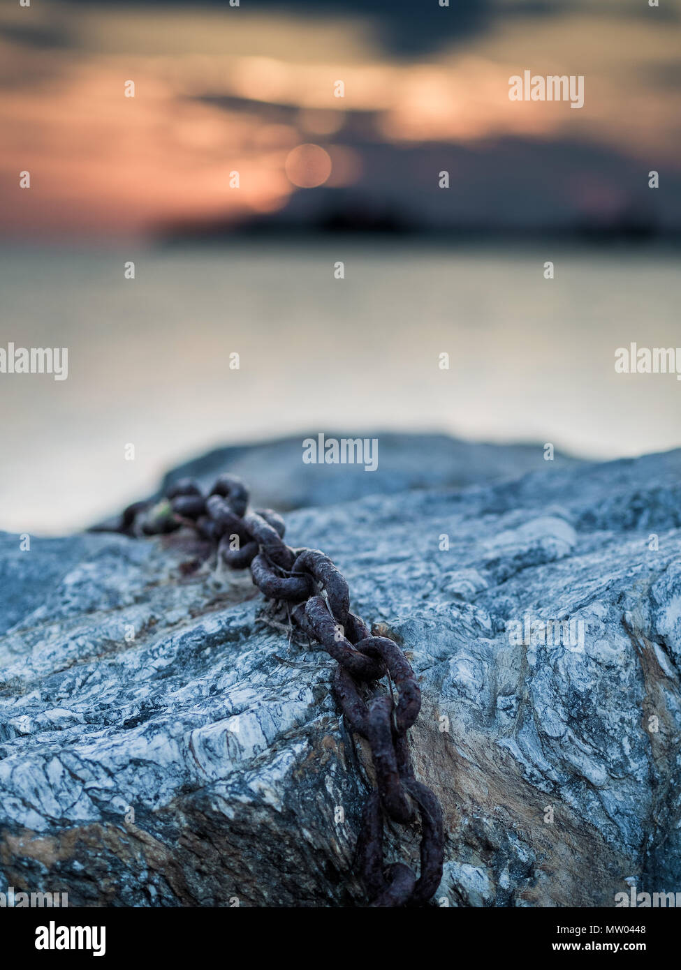 Chain of rocks hi-res stock photography and images - Alamy