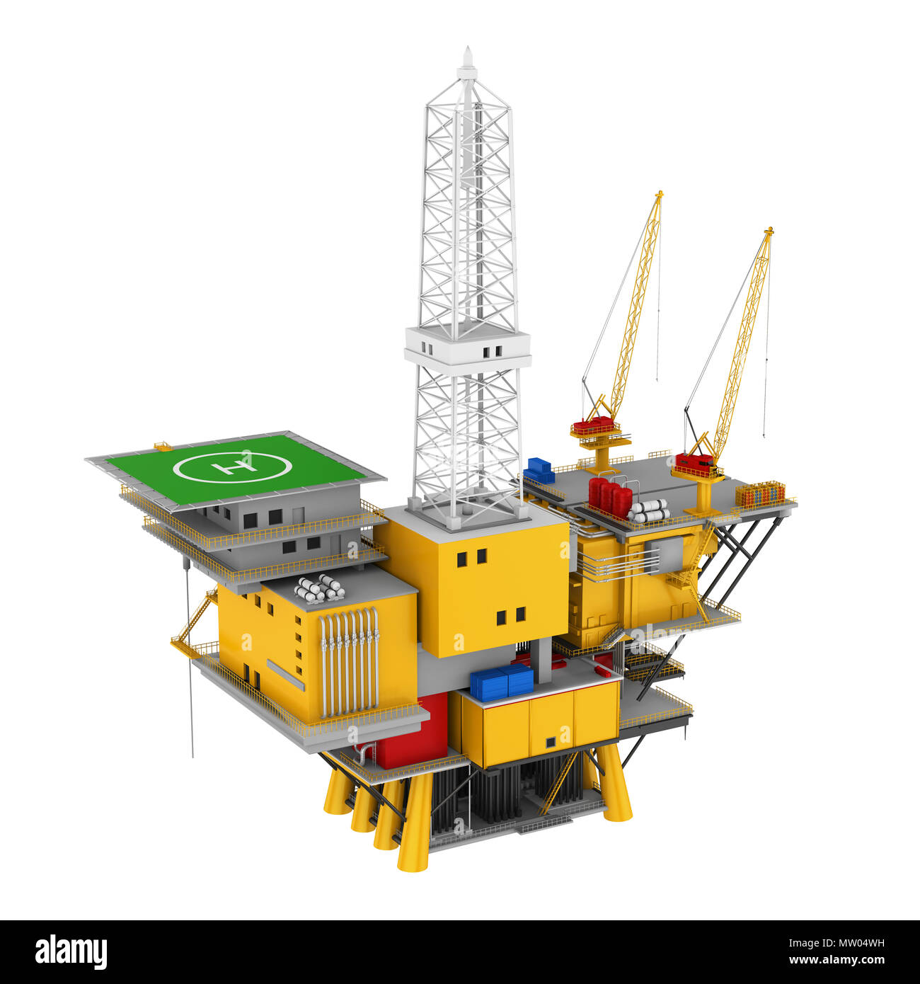 Offshore crane hi-res stock photography and images - Alamy