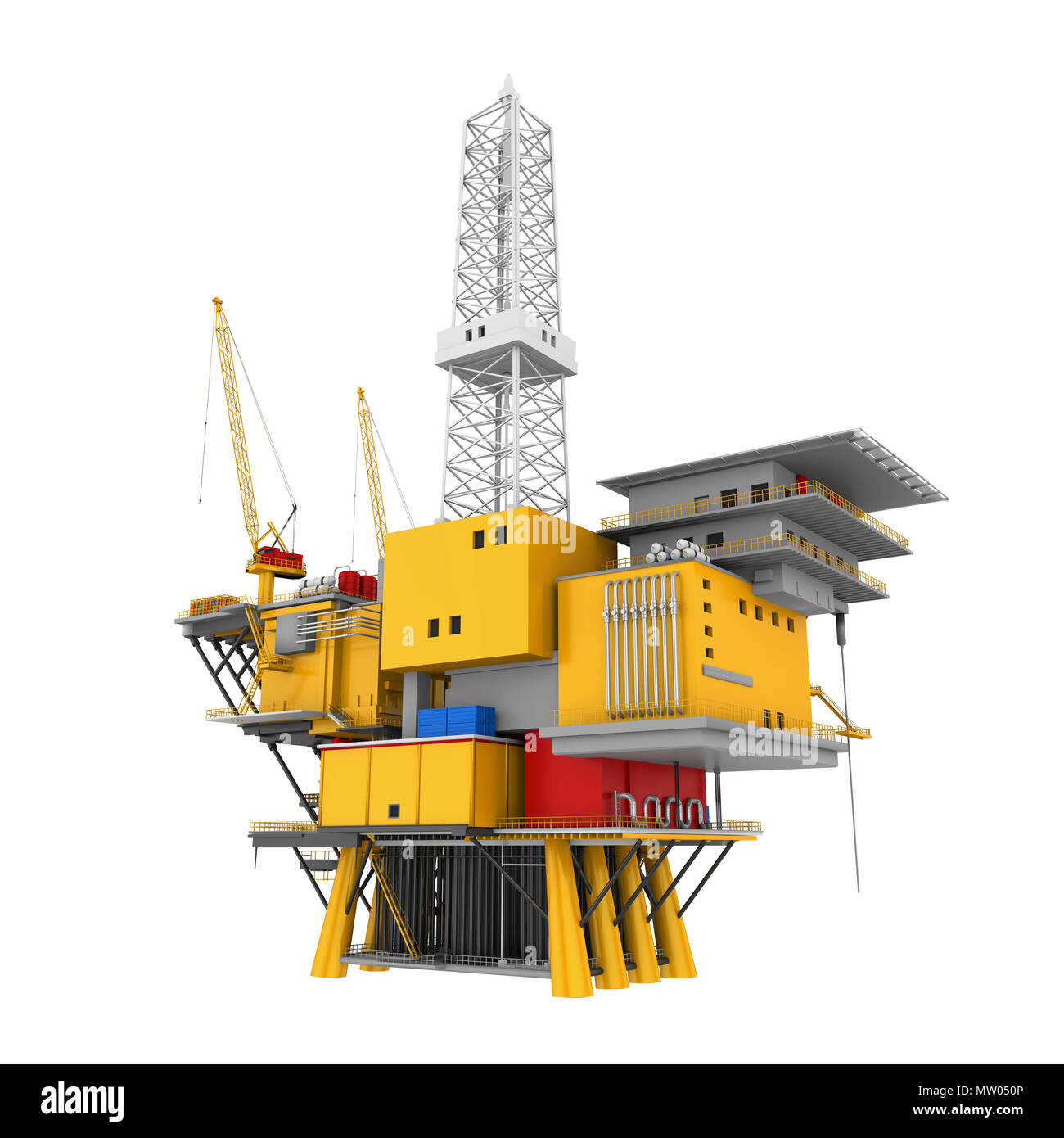 Offshore oil rig crane hi-res stock photography and images - Alamy