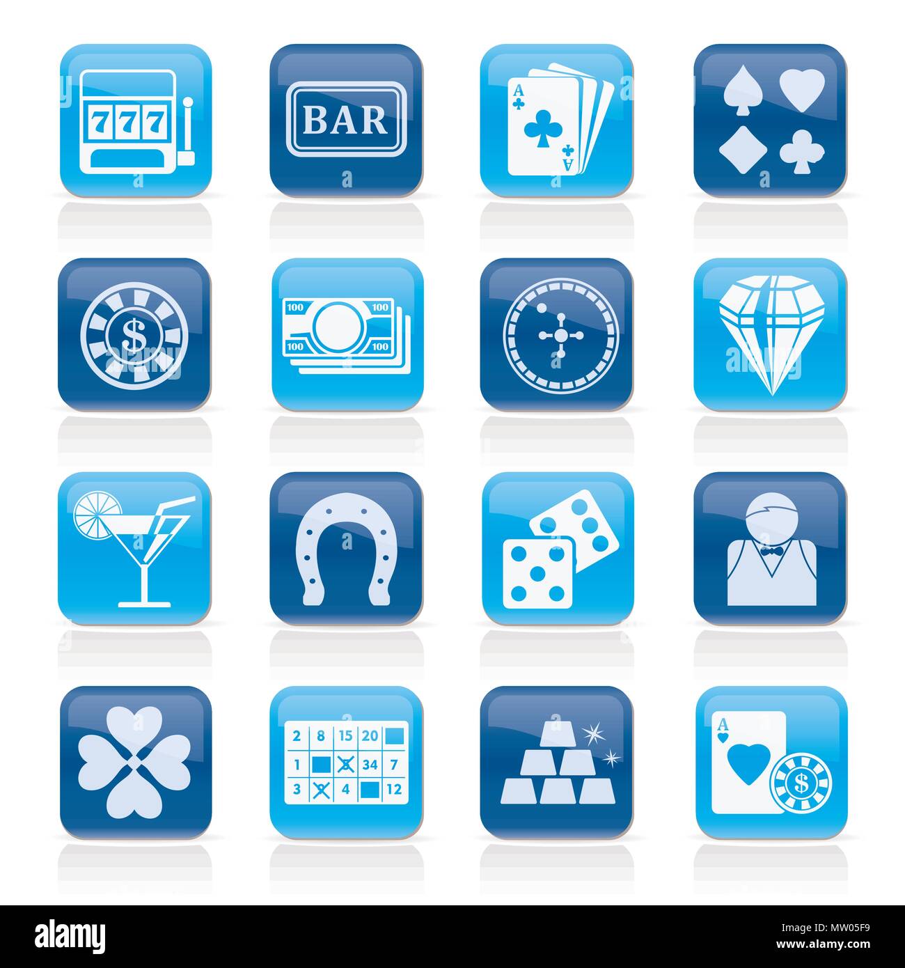 Gambling alcohol Stock Vector Images - Alamy
