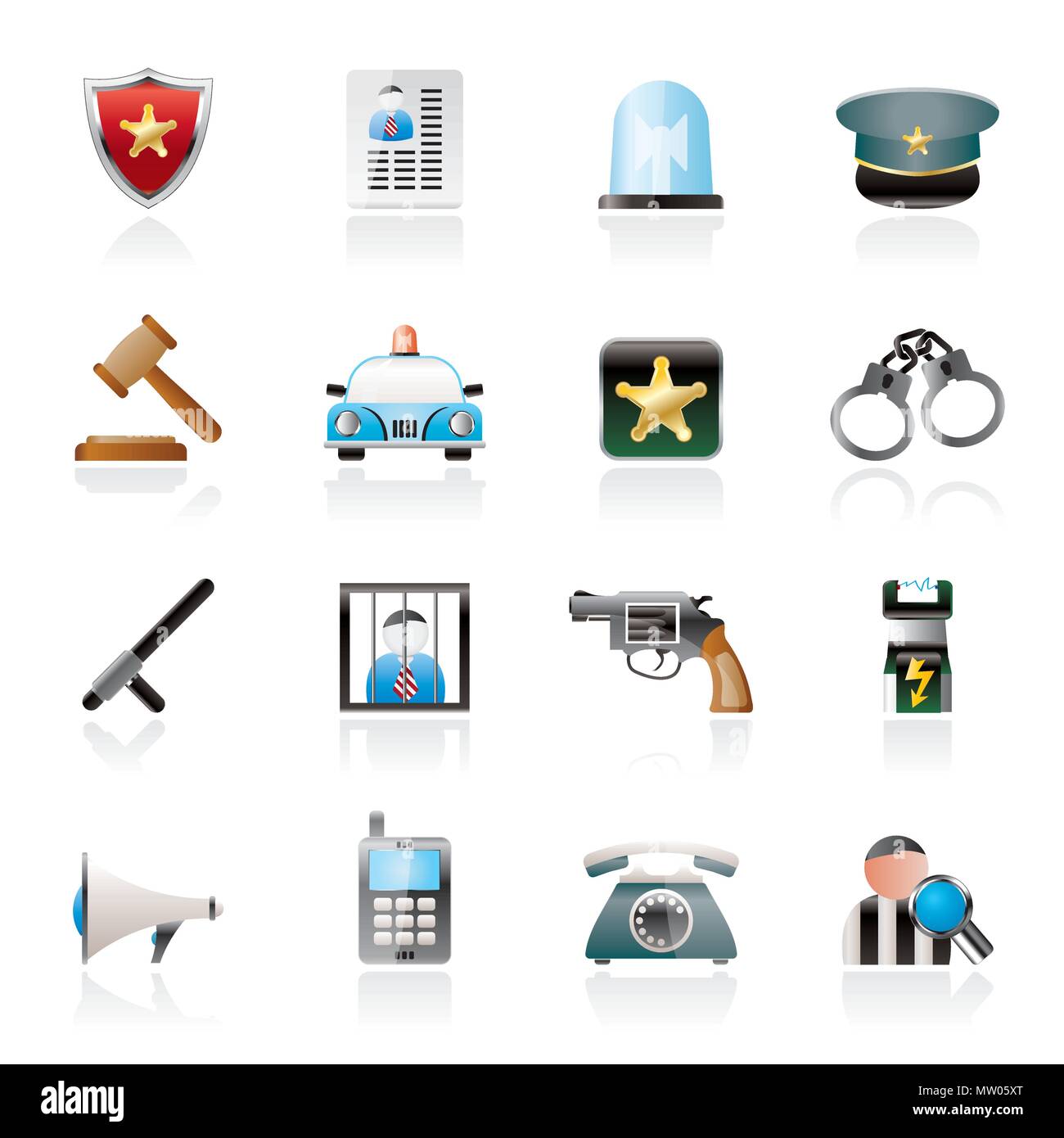 Wanted car Stock Vector Images - Alamy