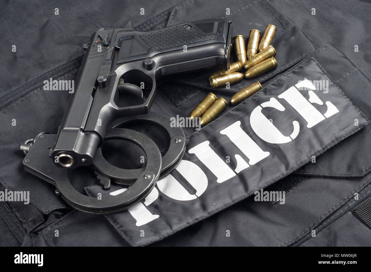 Police Gun Wallpaper