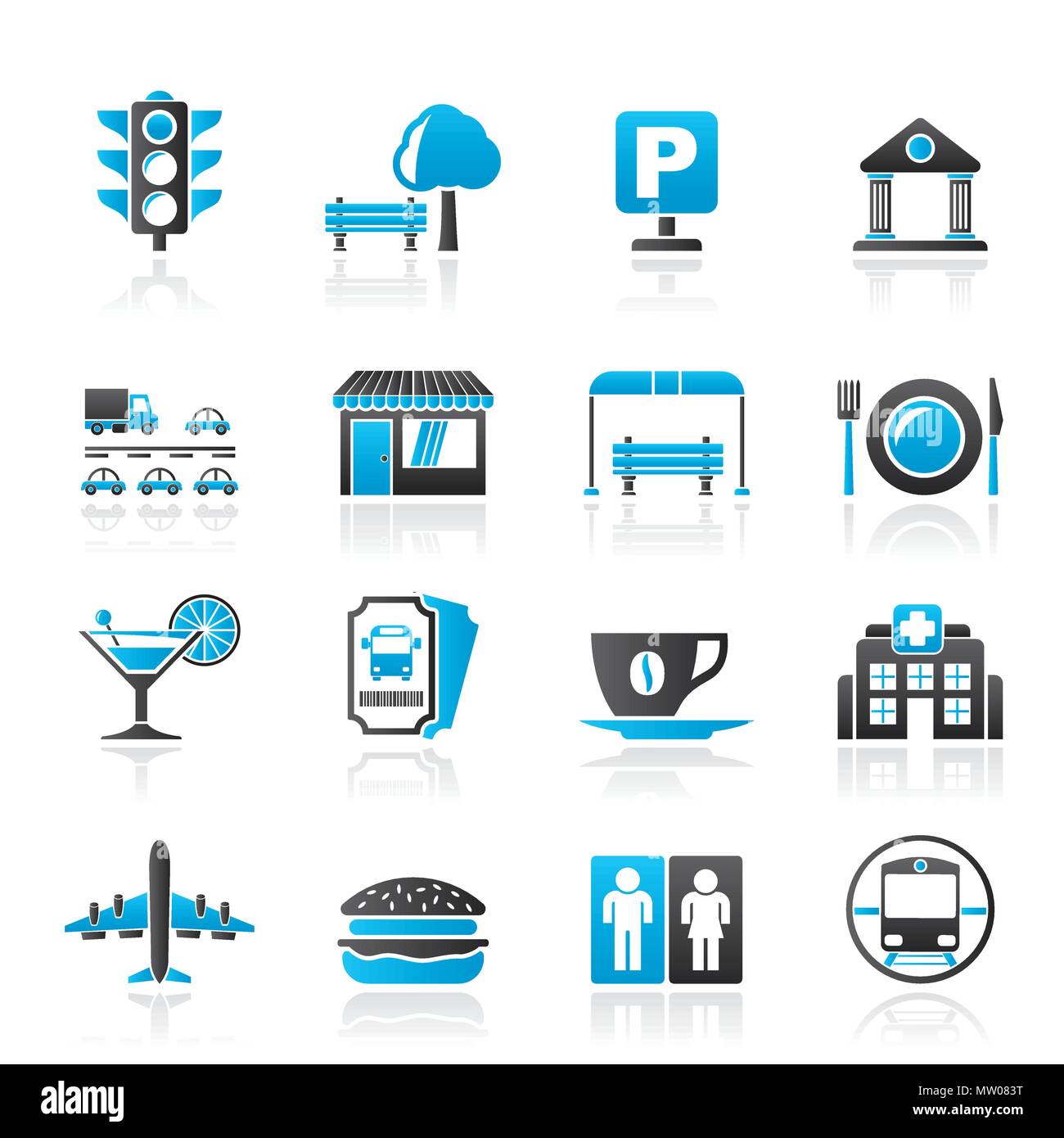 Underground station bench Stock Vector Images - Alamy