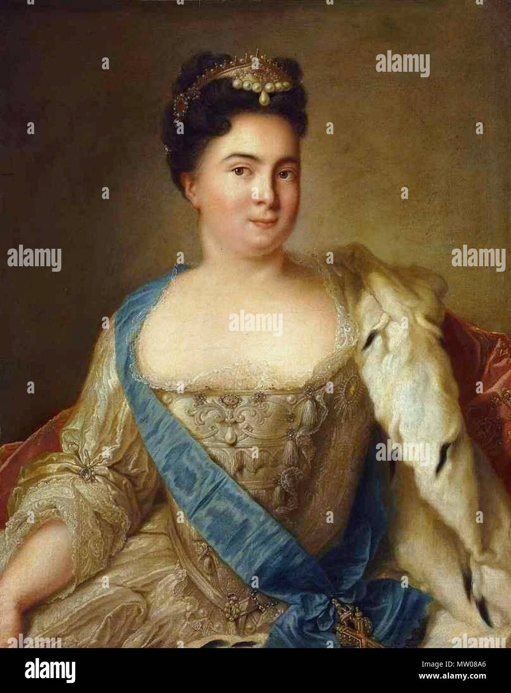 . English: Portrait of Empress Catherine I . 18th century. Studio of ...