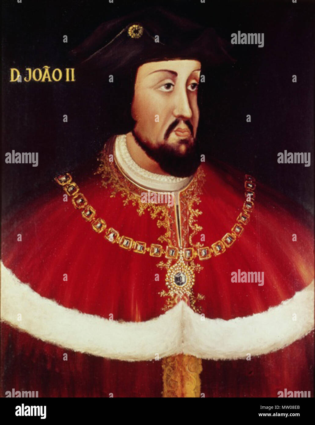 . Portrait of John II of Portugal. 1500s. Portuguese School 496 ...