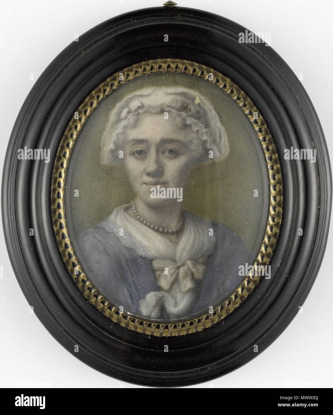 550 Selfportret, Henriëtta Wolters-van Pee, 1732 Stock Photo - Alamy