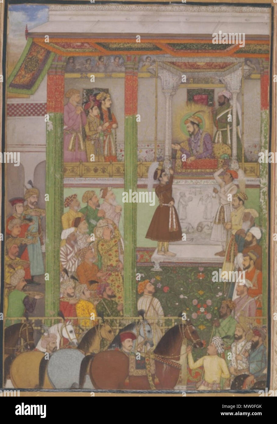 . Jehangir Padshah: Shahjahan receives Ali Mardan Khan in durbar ...
