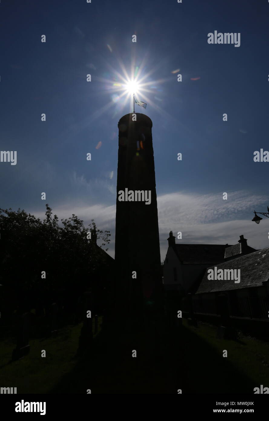 Abernethy Round Tower Scotland May 2018 Stock Photo - Alamy