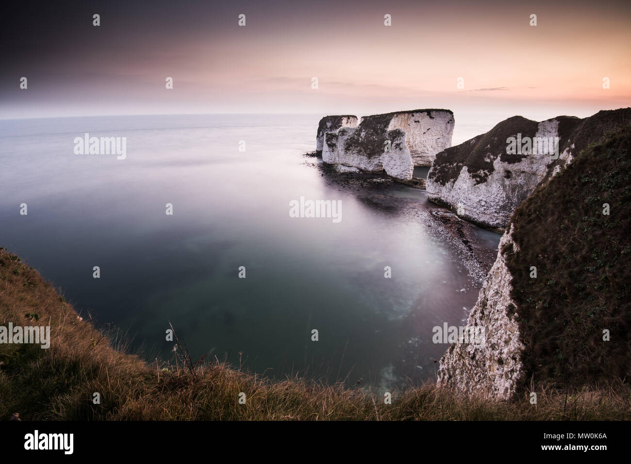 Old Harry Rocks on the Jurassic Coast in Dorset. Also part of the South ...