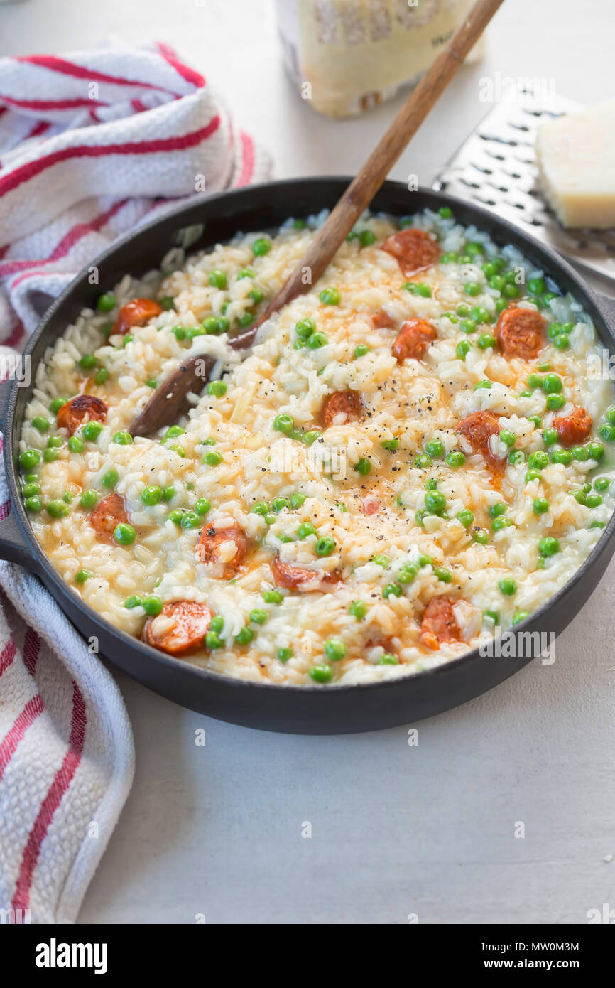 Frying chorizo hi-res stock photography and images - Alamy