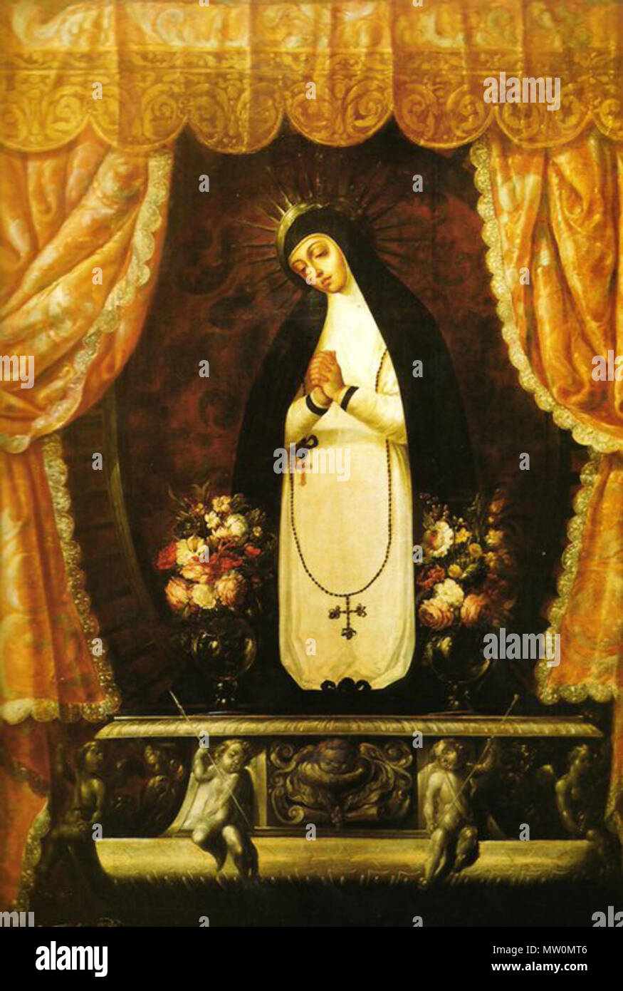 . English: Portrait of Our Lady of Soledad is now venerated in the ...