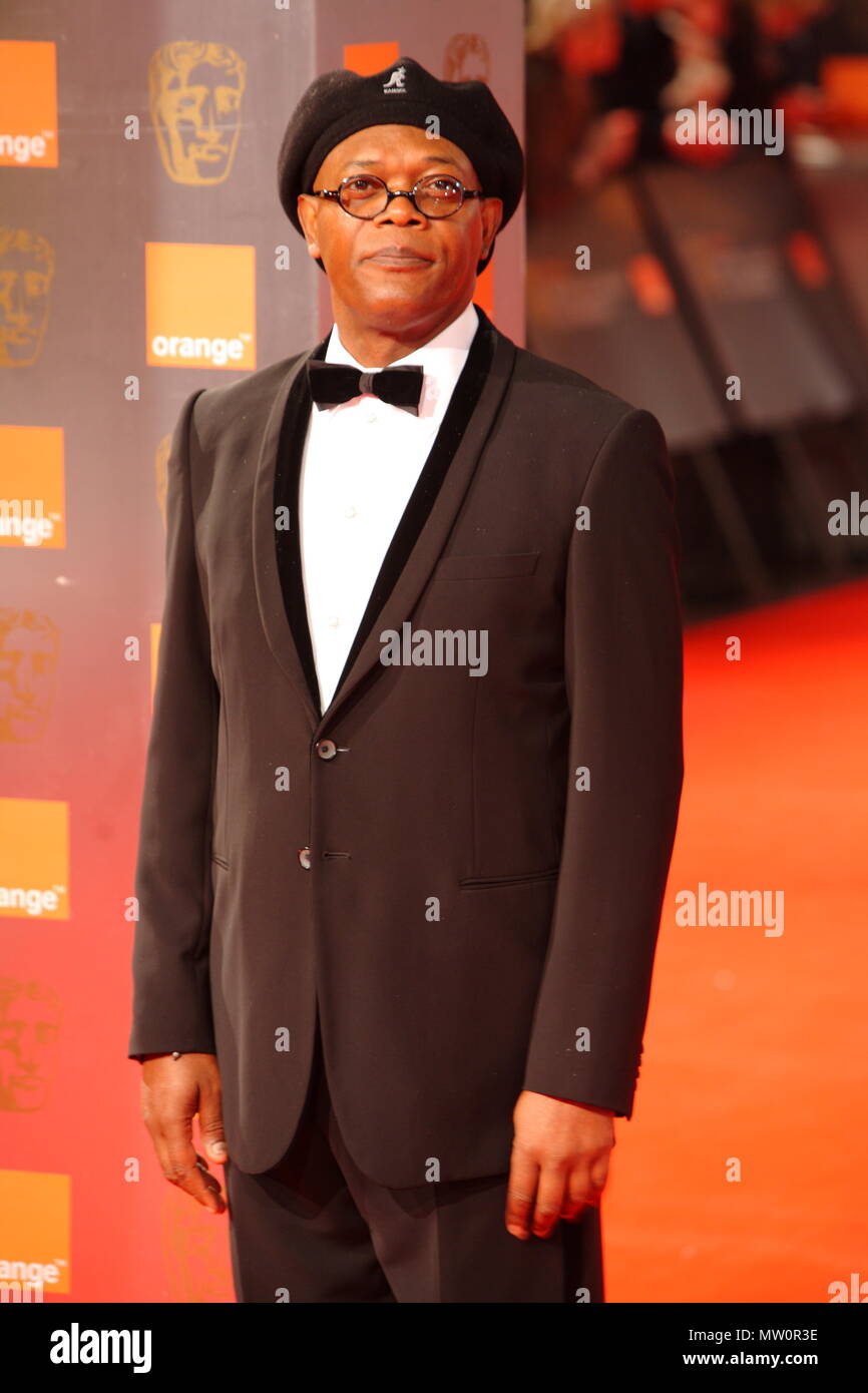 Samuel L Jackson on the Red Carpet arriving for the 2011 Orange British ...