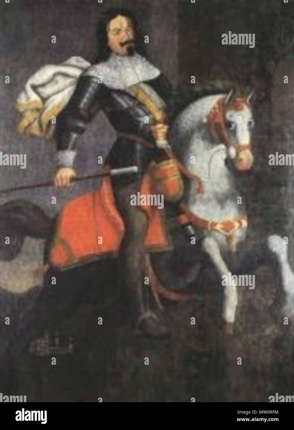 . Portrait of Kaspar Jodok von Stockalper . baroque painting 576 ...