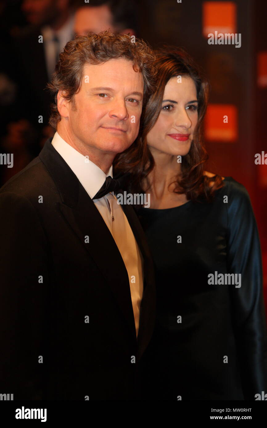 Colin Firth on the Red Carpet arriving for the 2011 Orange British ...
