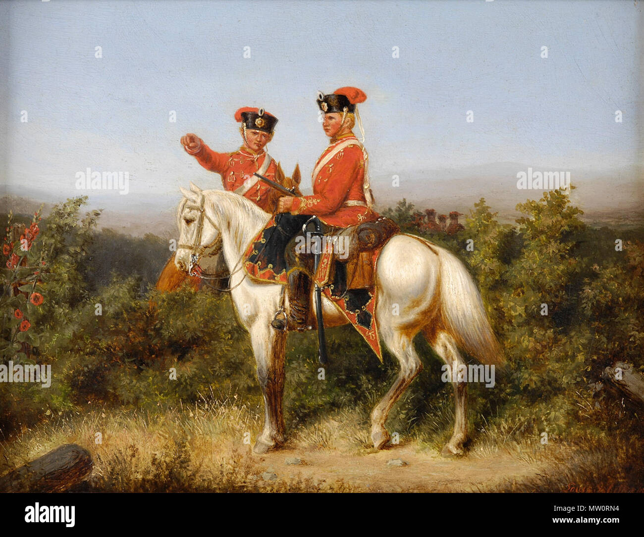 Prussian hussar uniform hi-res stock photography and images - Alamy