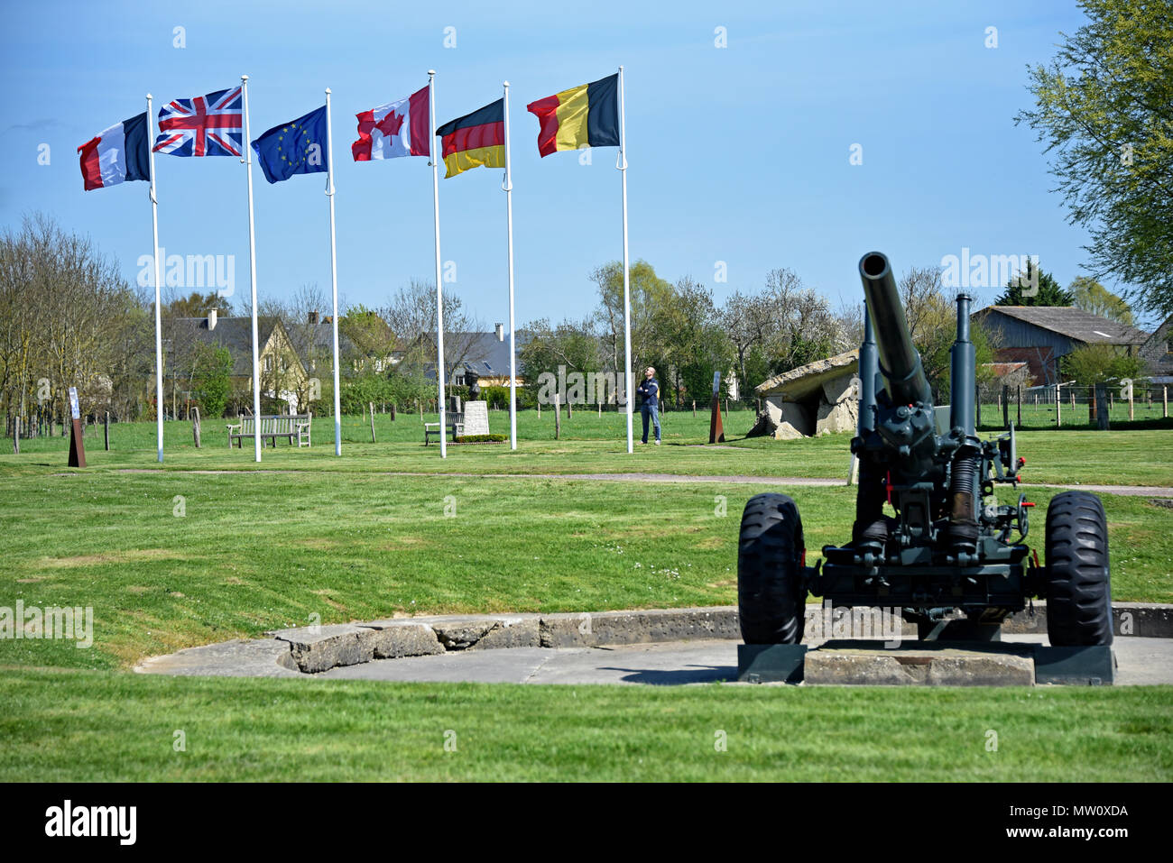 D-Day, German Merville Battery, WW II, Calvados, Normandy, France ...
