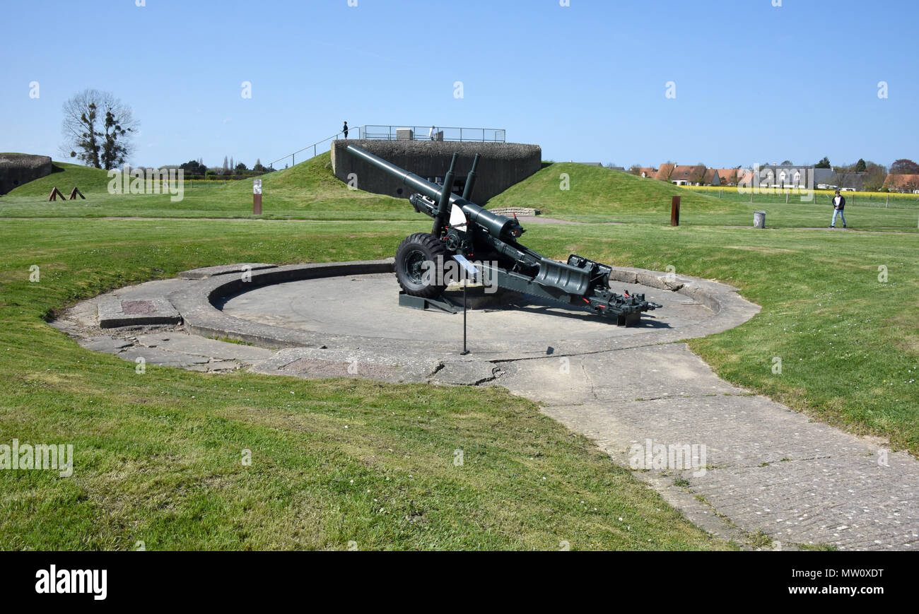 D-Day, German Merville Battery, WW II, Calvados, Normandy, France ...