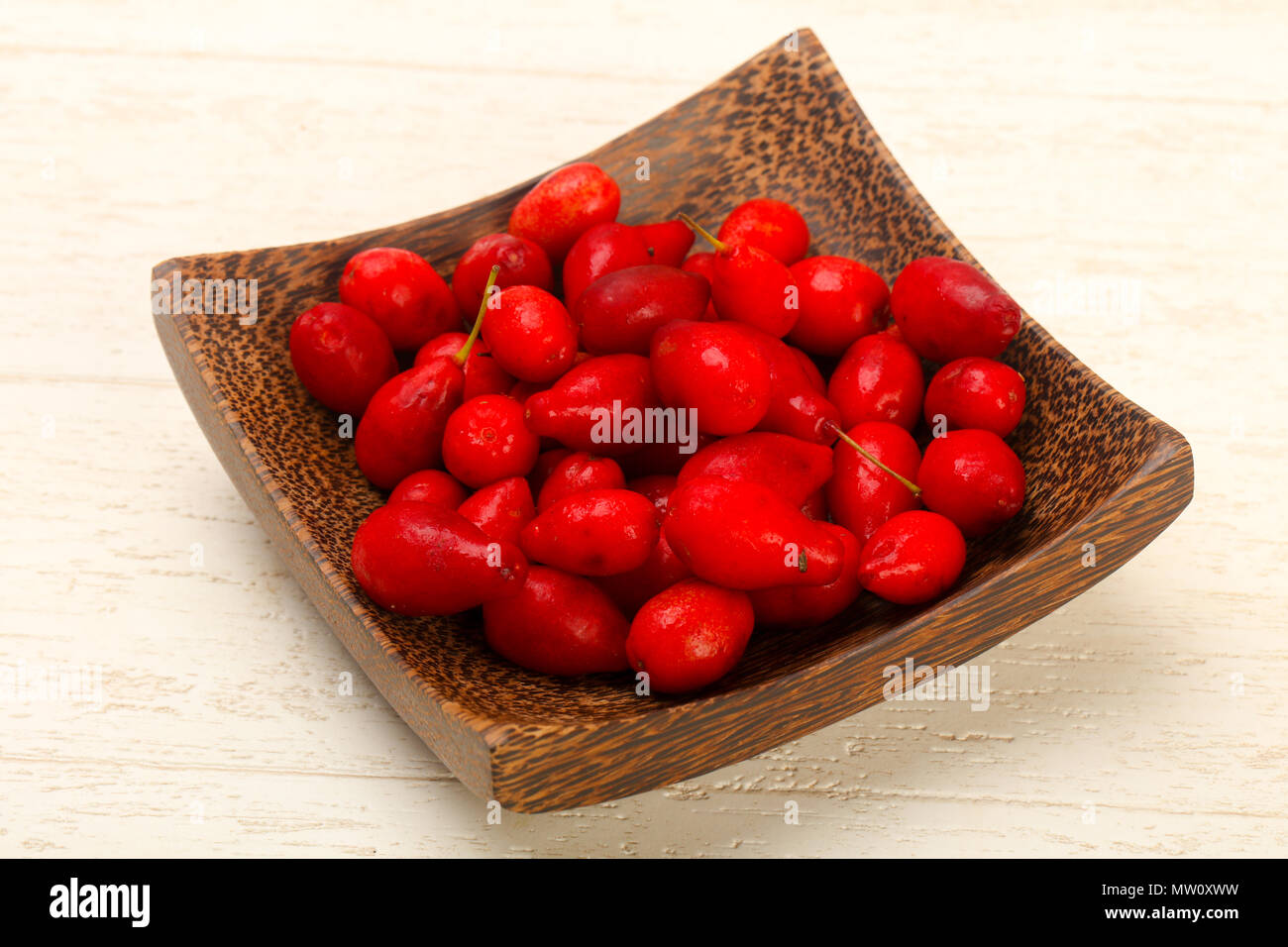 The cornel fruit Stock Photo - Alamy