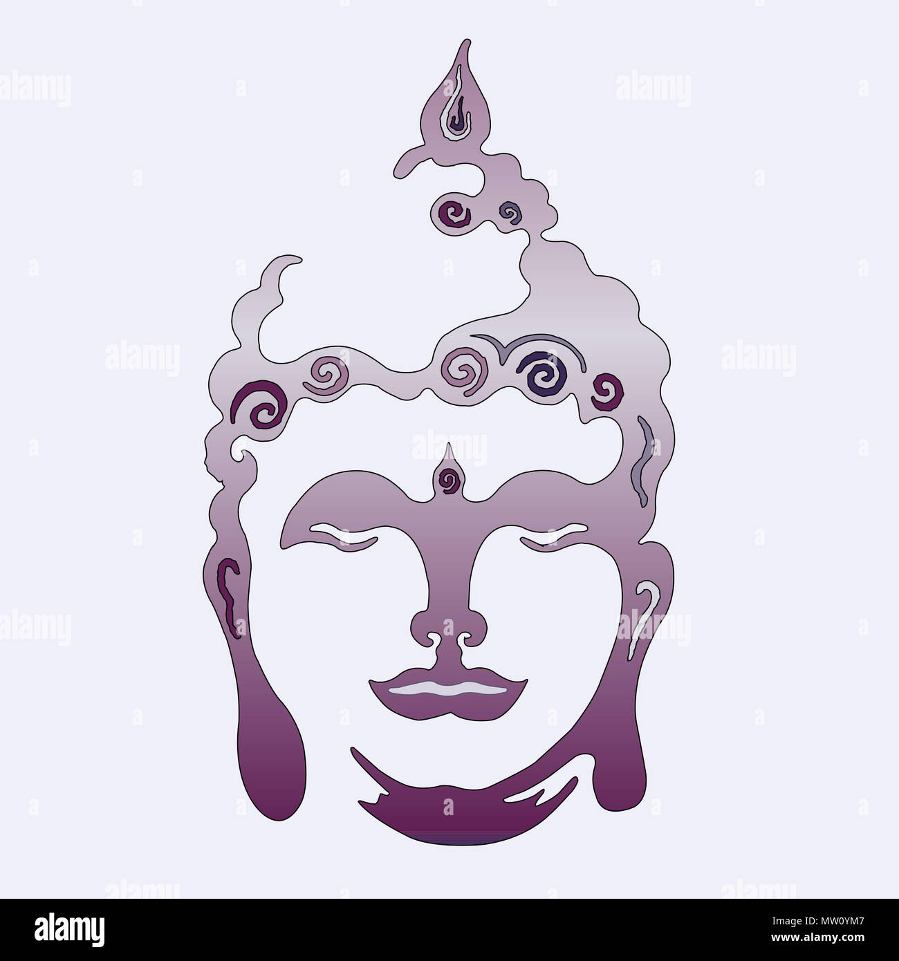 Buddhismus illustration hi-res stock photography and images - Alamy
