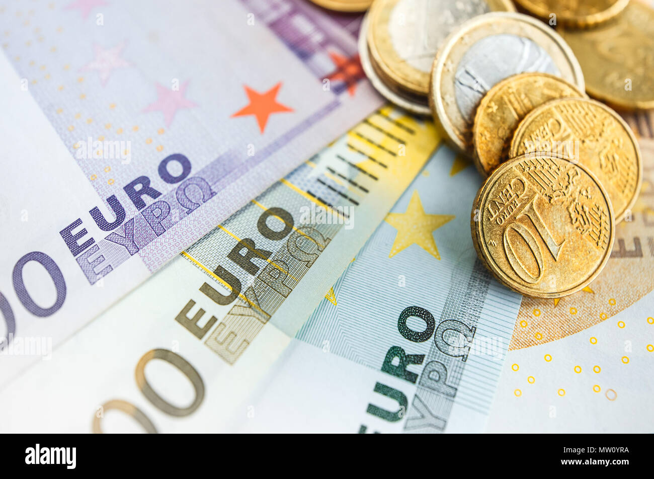 background of all euro bills Stock Photo - Alamy