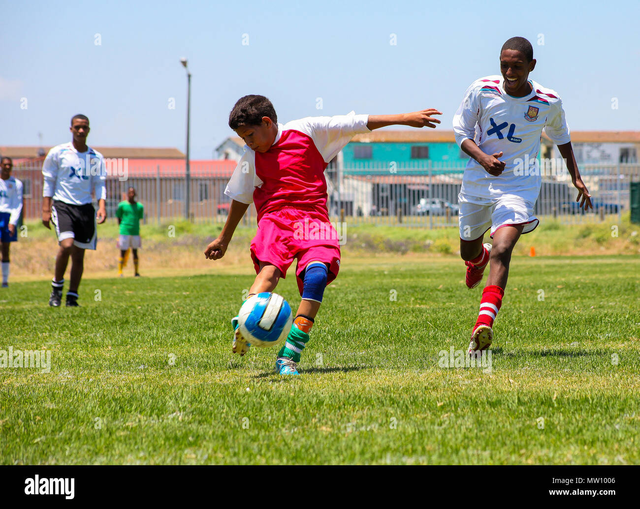 African Boys Girl Soccer High Resolution Stock Photography and Images ...