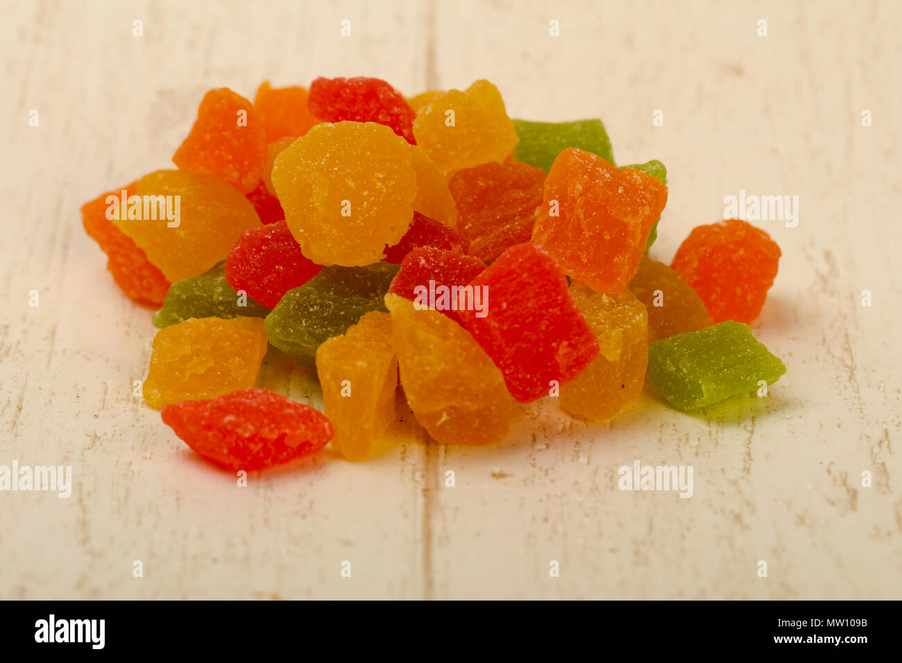 Dry colored pineapple Stock Photo - Alamy