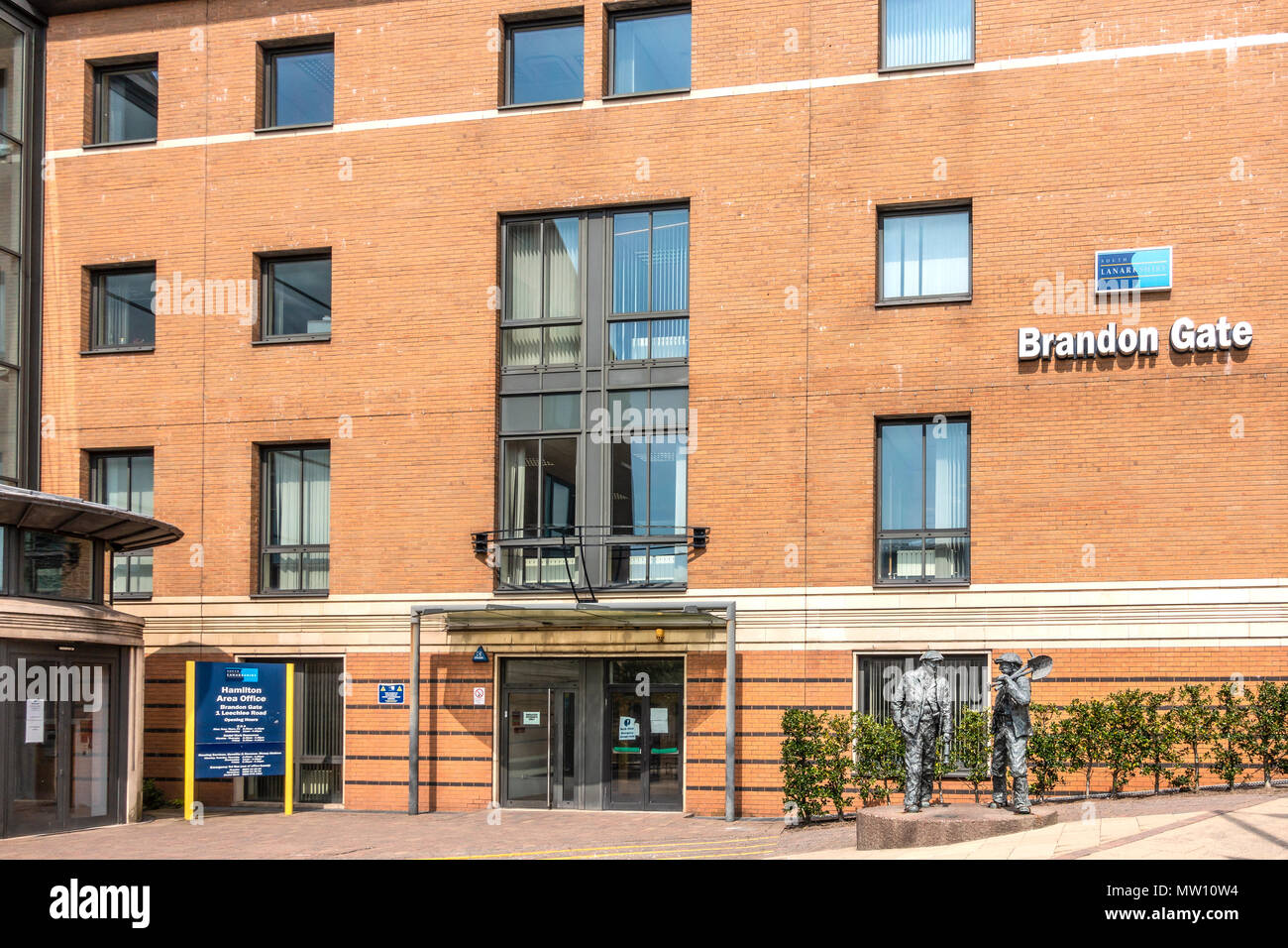 Brandon Gate, a local Area Office for South Lanarkshire Council, in ...