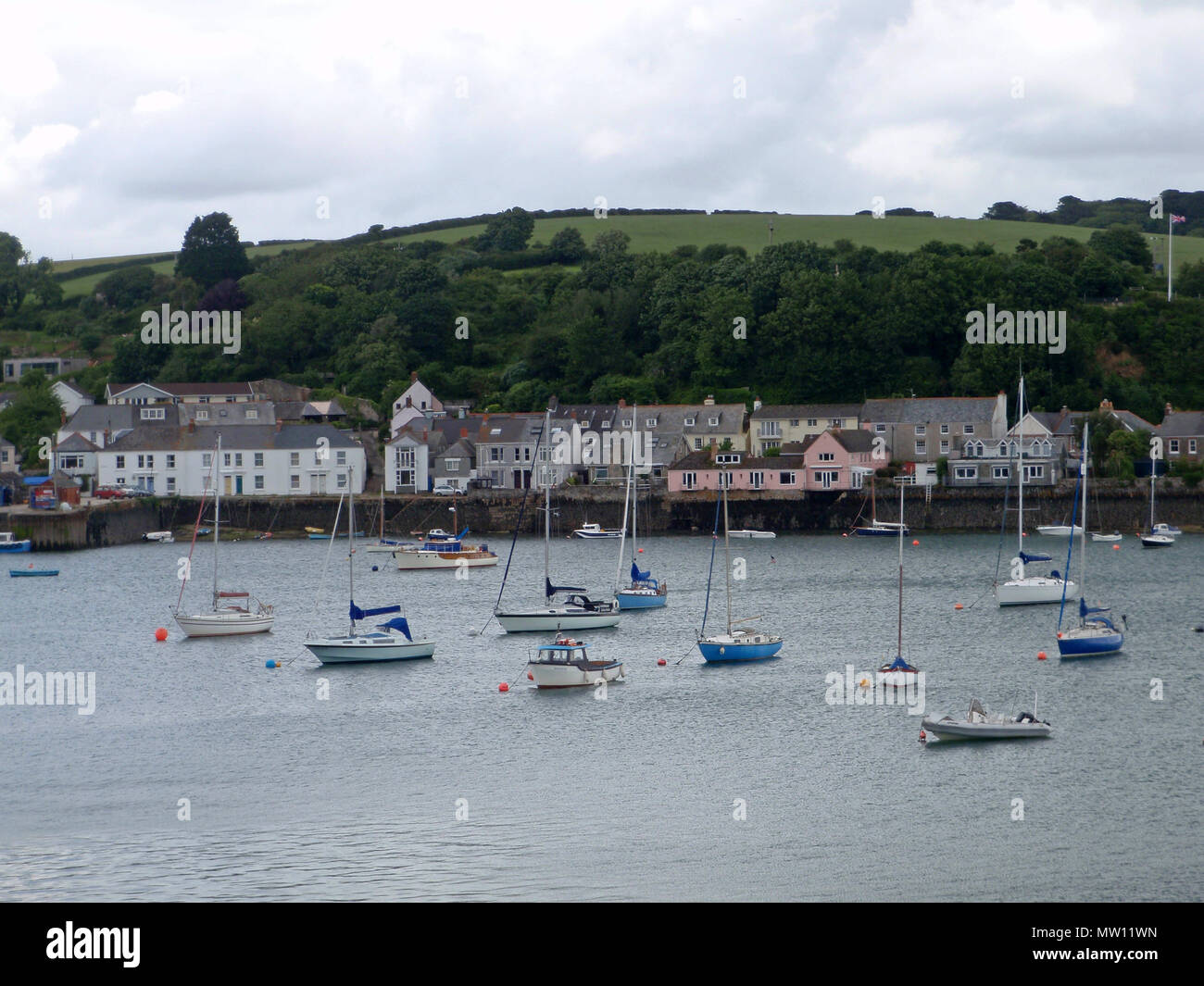 Flushing from Falmouth across the River Fal Stock Photo - Alamy