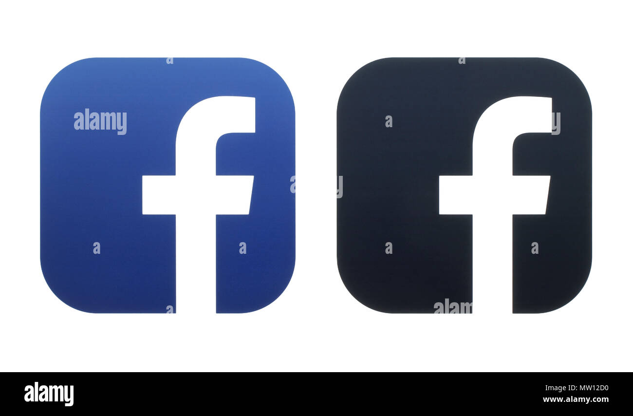 Facebook video logo hi-res stock photography and images - Alamy
