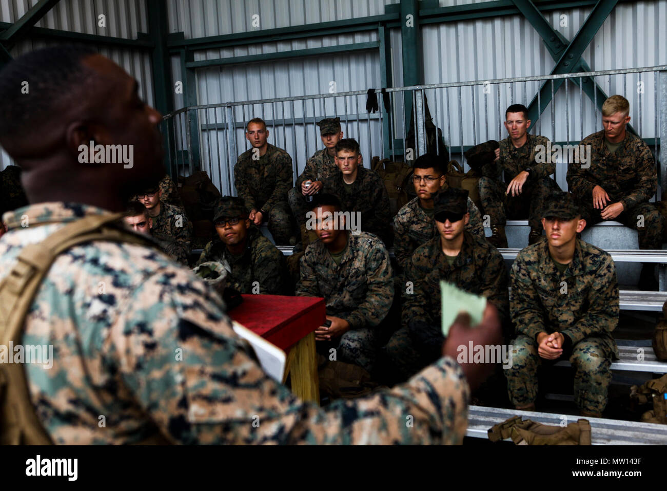 U.S. Marine Corps Staff Sgt. William Ford, motor transport mechanic ...