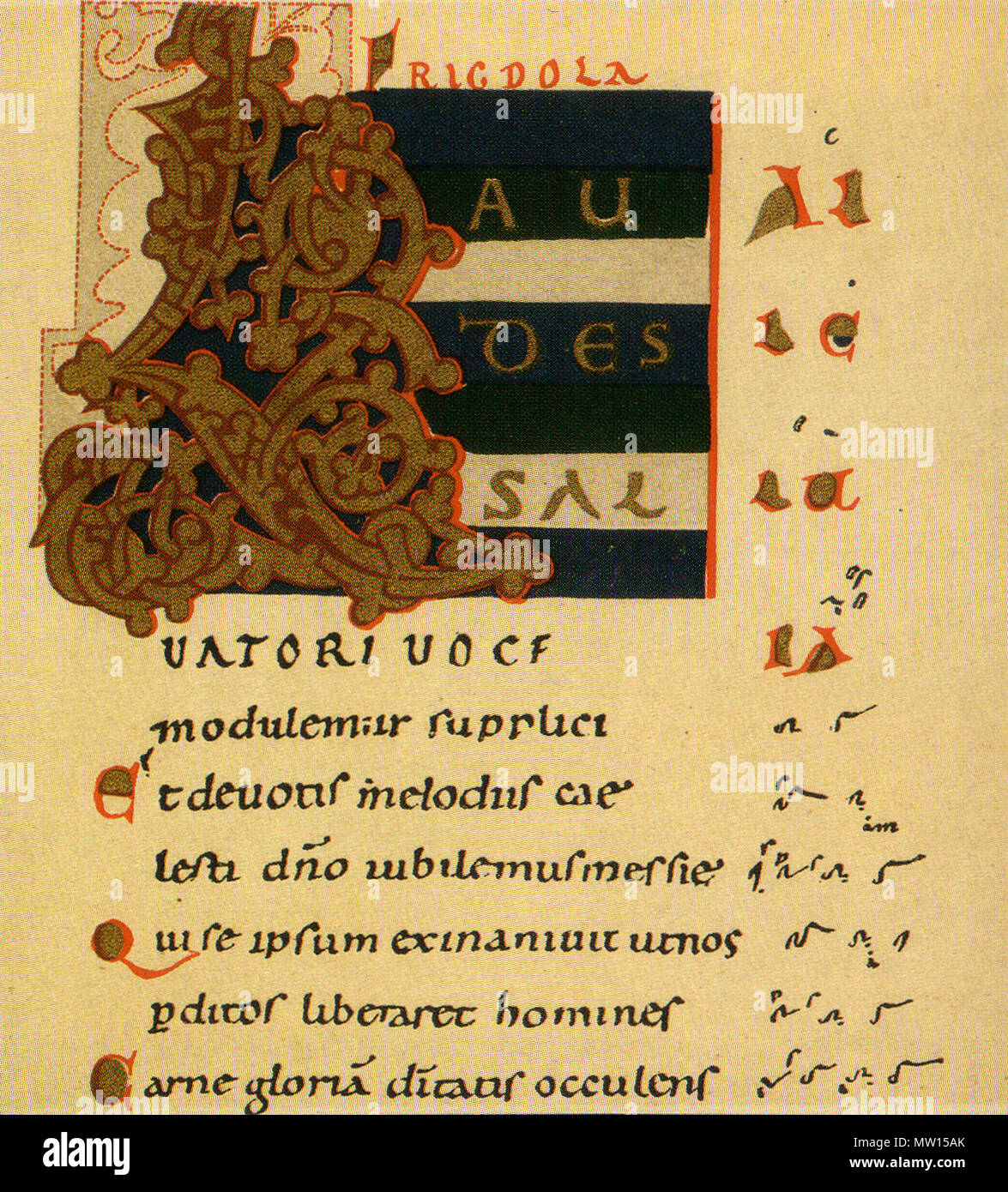 Neumes hi-res stock photography and images - Alamy
