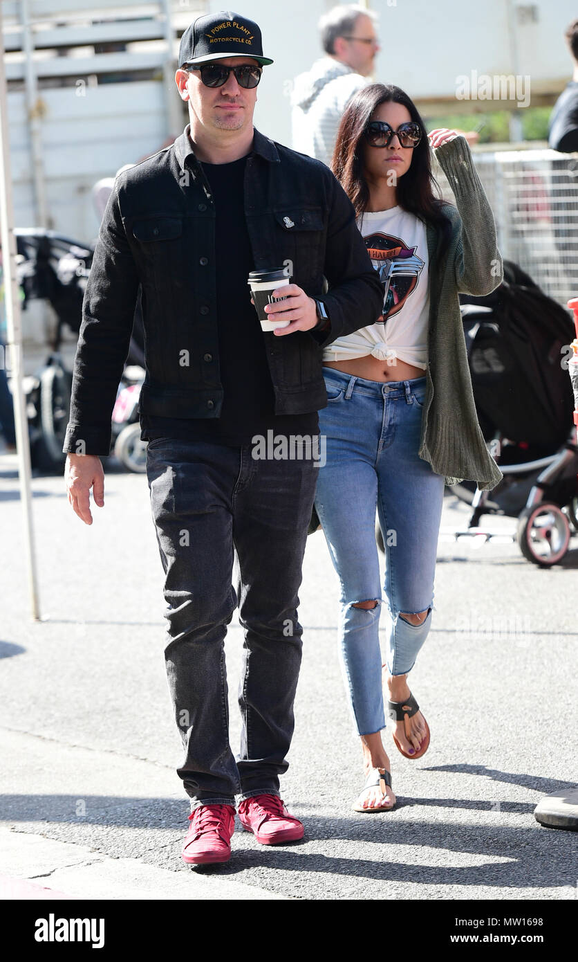 J C Chasez goes to the Farmers Market with his girlfriend Featuring: J ...