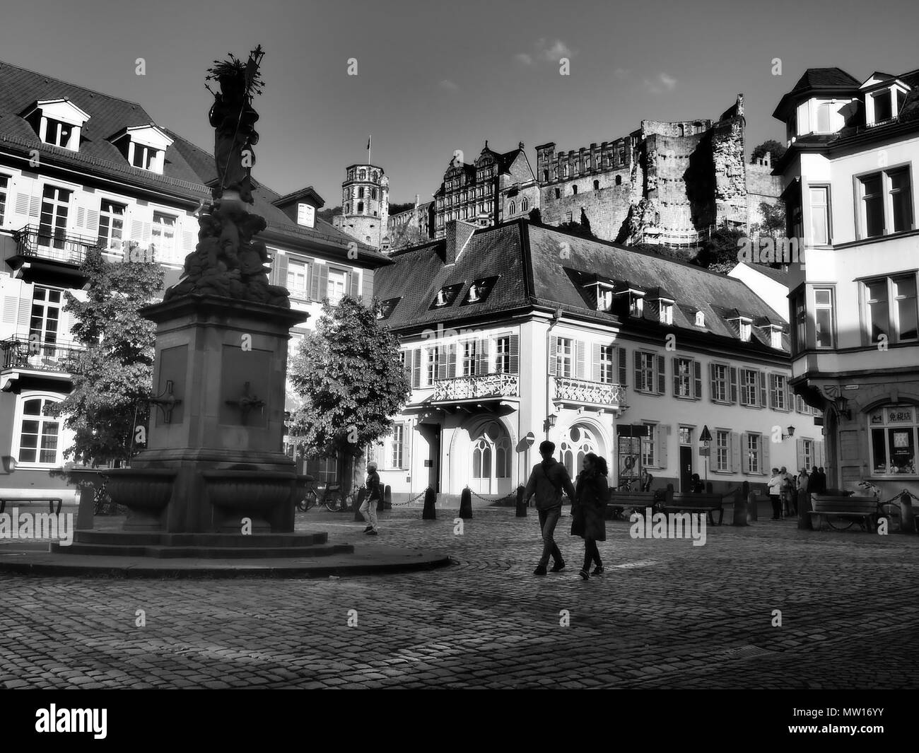 Heidelberg germany Black and White Stock Photos & Images - Alamy