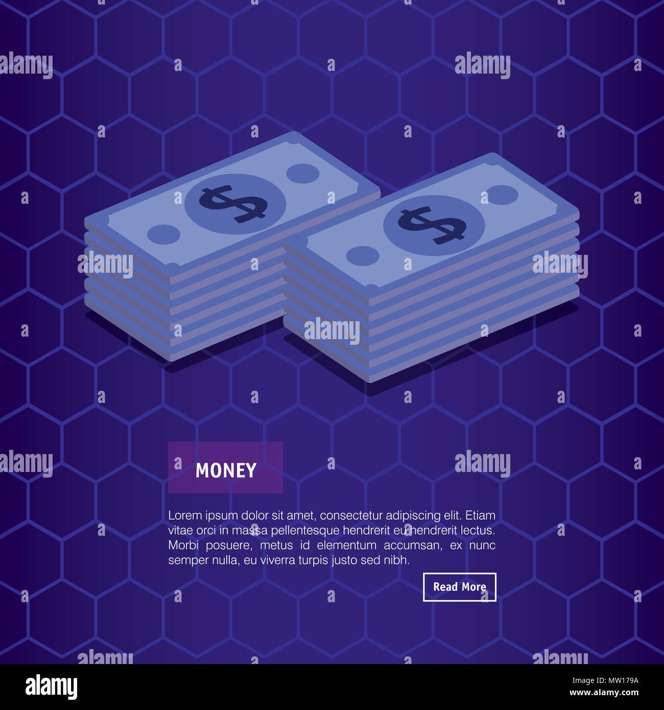 Bills dollars isometric hi-res stock photography and images - Alamy