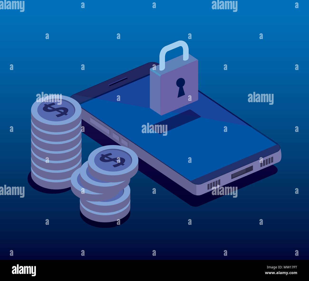 cyber security isometrics icons Stock Vector Image & Art - Alamy