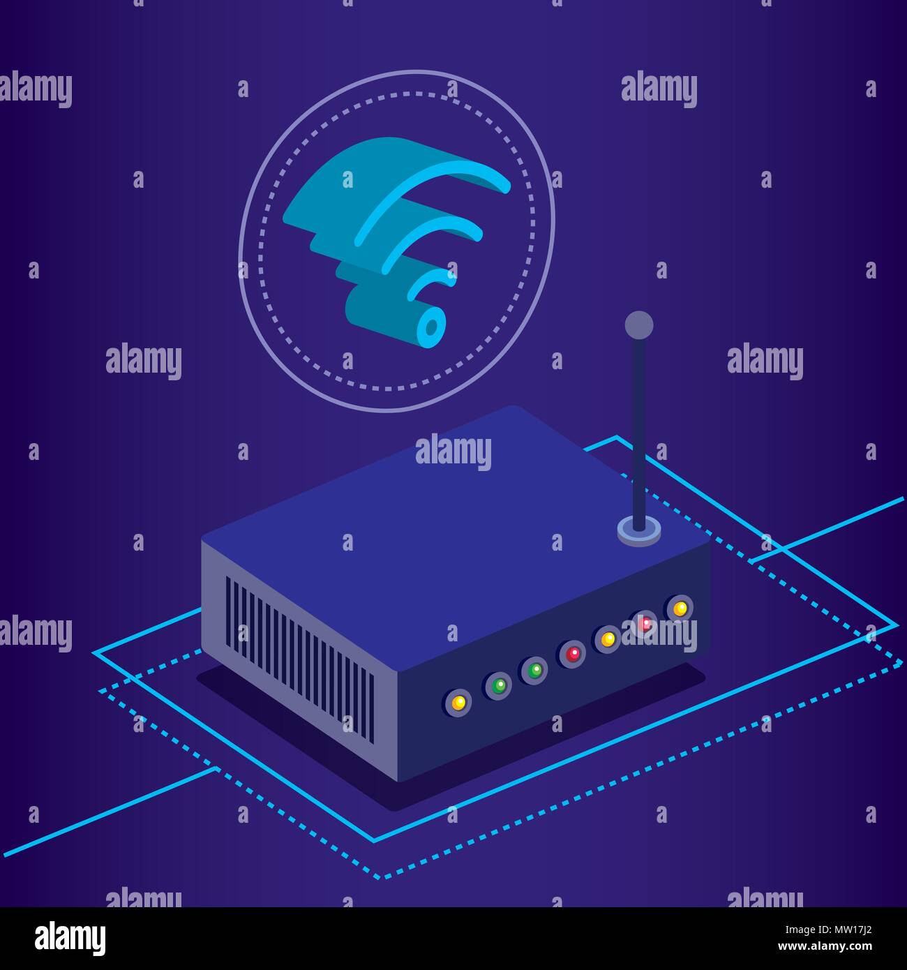 digital technology isometrics icons Stock Vector Image & Art - Alamy