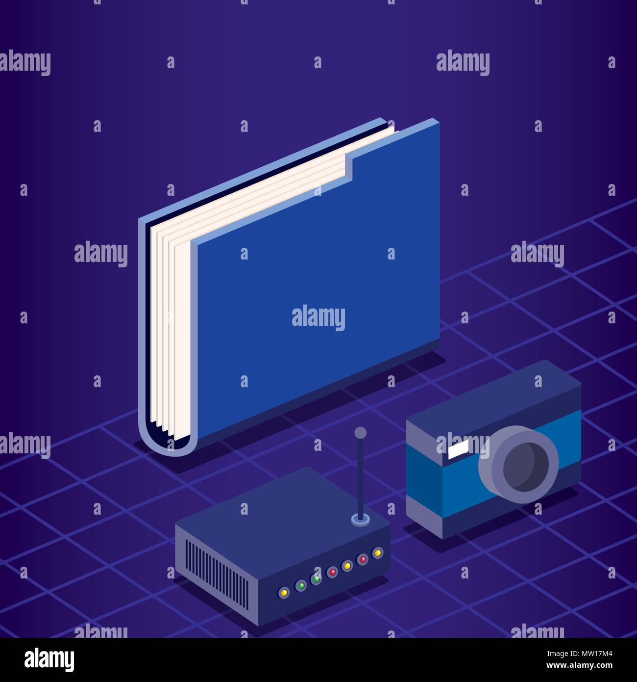 digital technology isometrics icons Stock Vector Image & Art - Alamy