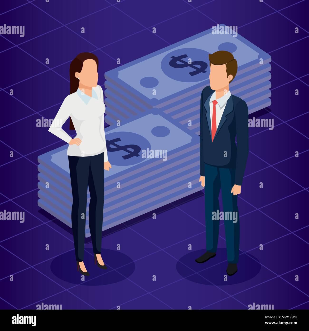 Financial transaction fund Stock Vector Images - Alamy