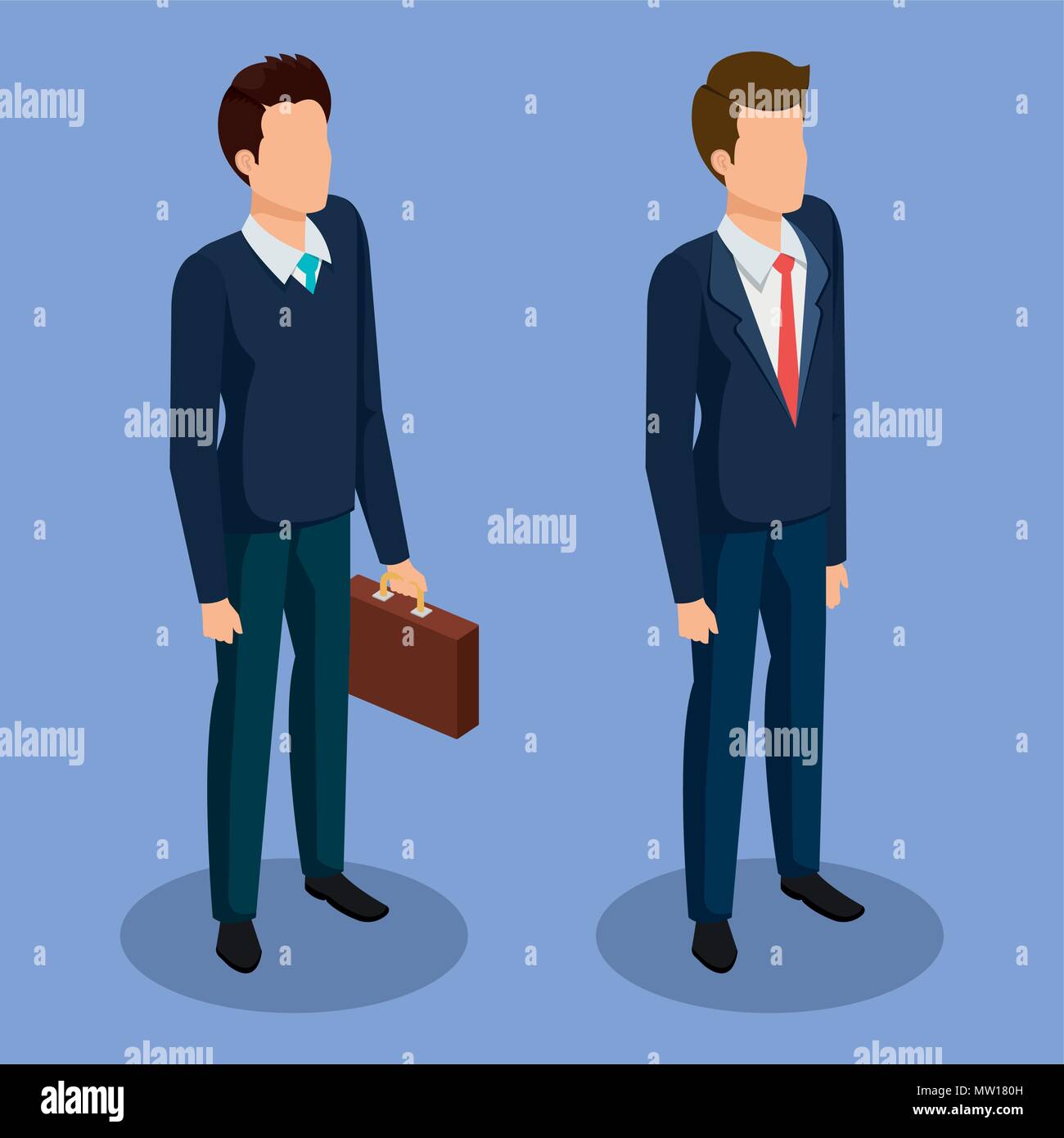business men isometric avatars Stock Vector Image & Art - Alamy