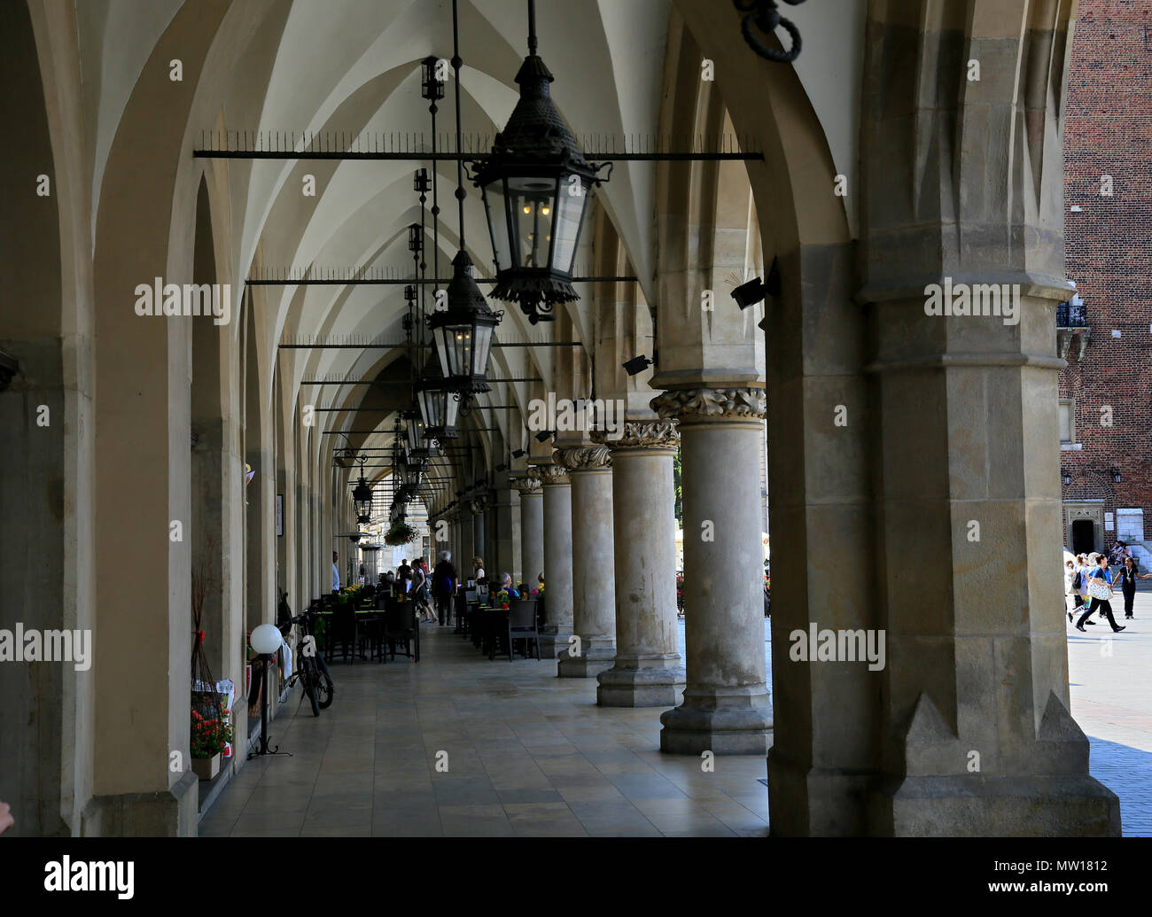 Architect details of The Cloth Hall, Kraków, Poland Stock Photo - Alamy