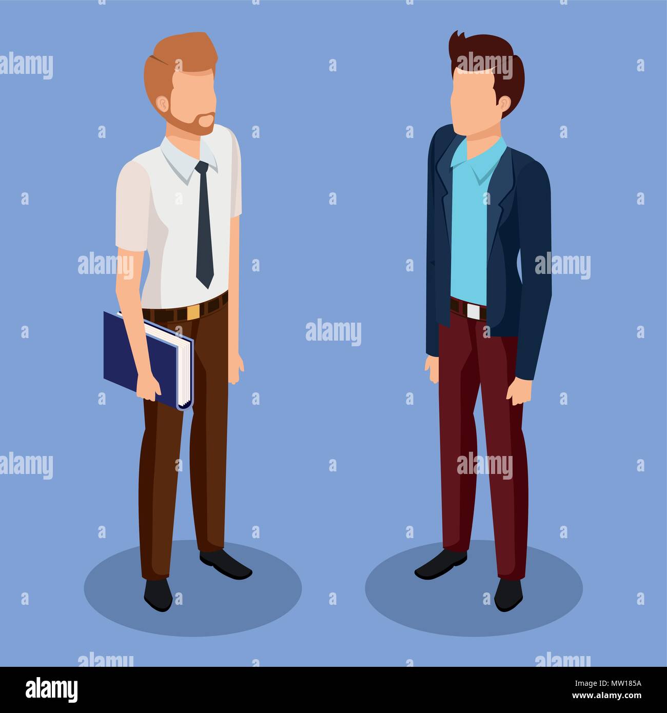 business men isometric avatars Stock Vector Image & Art - Alamy