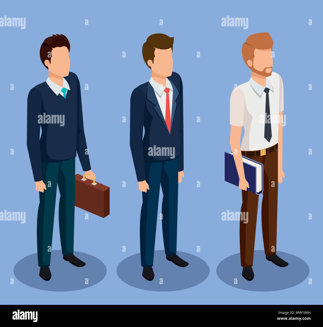 business men isometric avatars Stock Vector Image & Art - Alamy