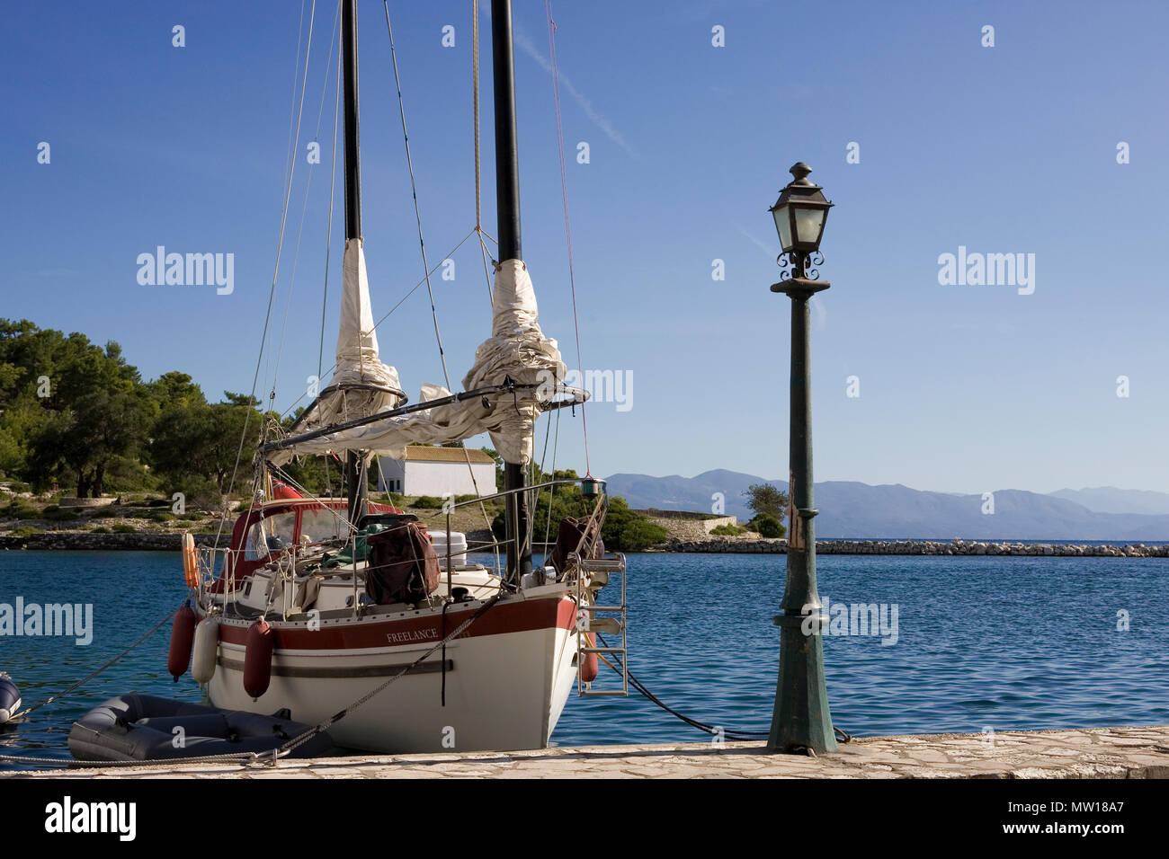 Mediterranean style mooring hi-res stock photography and images - Alamy