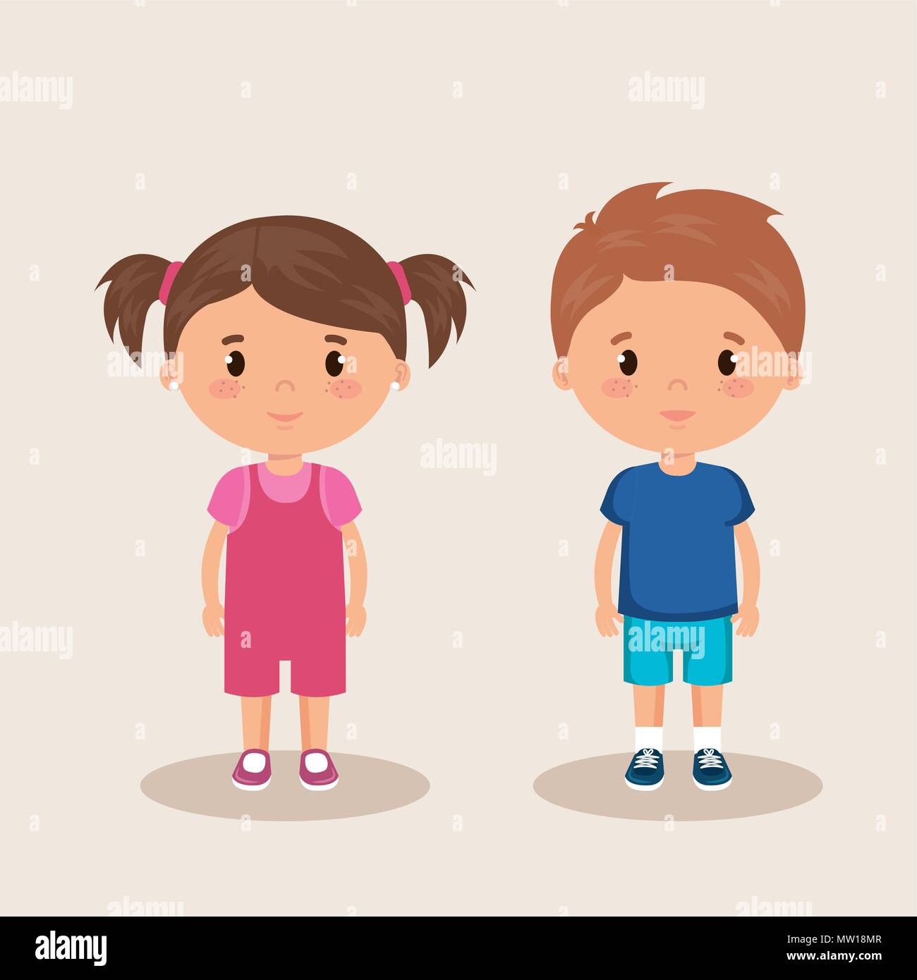 little kids friendly characters Stock Vector Image & Art - Alamy
