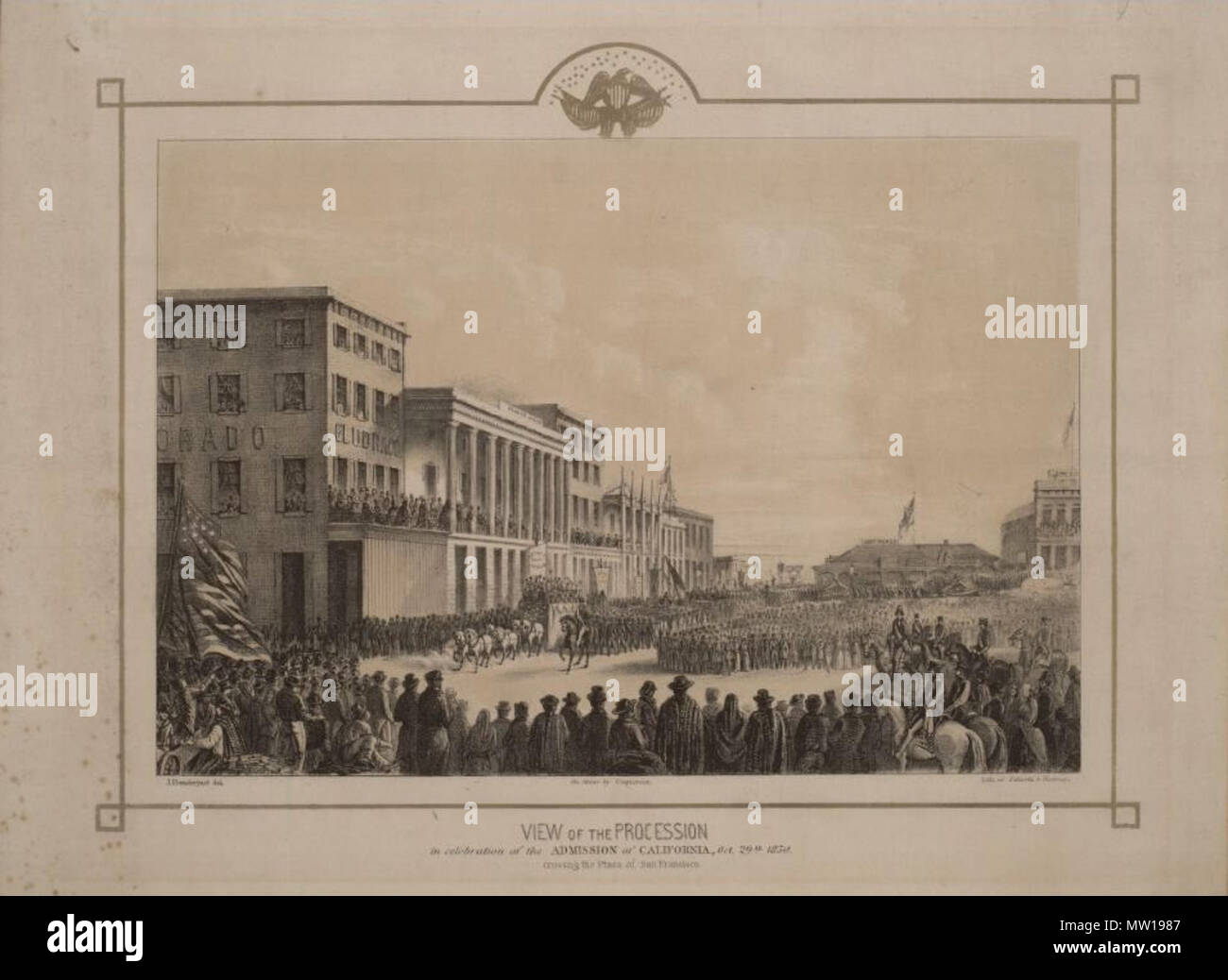 1850 california hi-res stock photography and images - Alamy