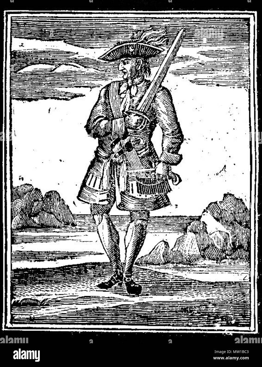 . Rackham, Jack, aka Calico Jack, Pirate of the Caribbean, 18th century ...