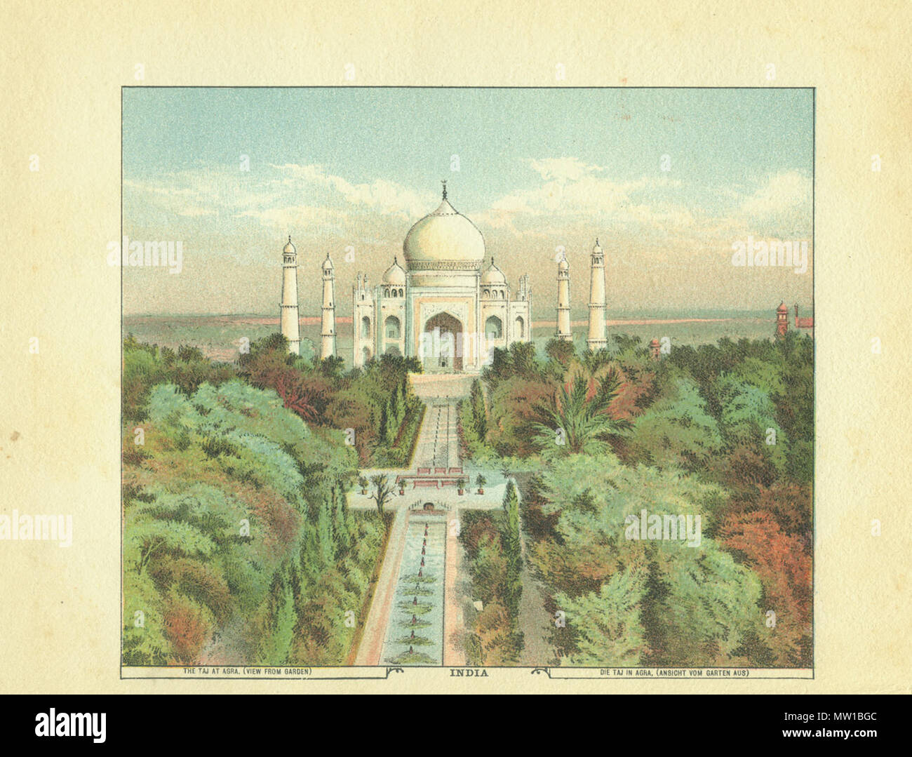 . English: 'George Moerlein and Party in India' 'Chromolithographs made ...