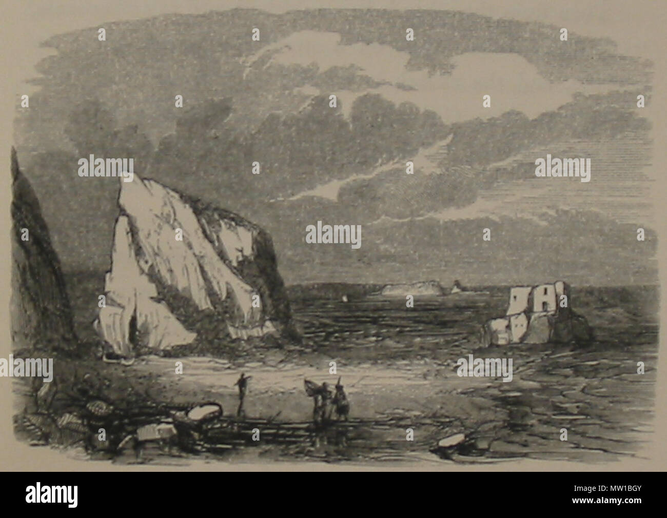 . Nrf: Sèr English: Sark English: Illustration from The Channel Islands ...